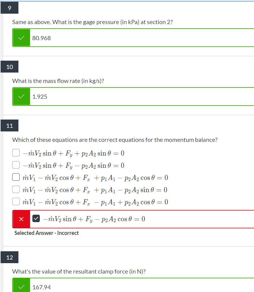 Solved A pipe reducer has a bend and is held in place by a | Chegg.com