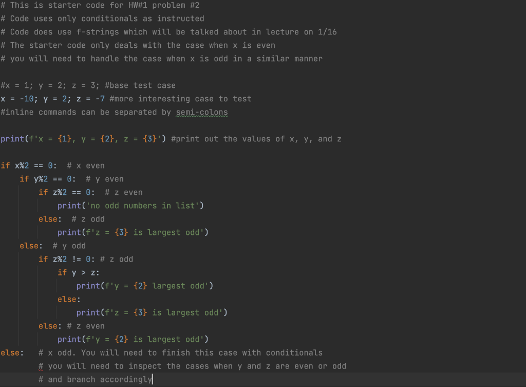 Solved Write A Program That Examines Three Variables X Y 