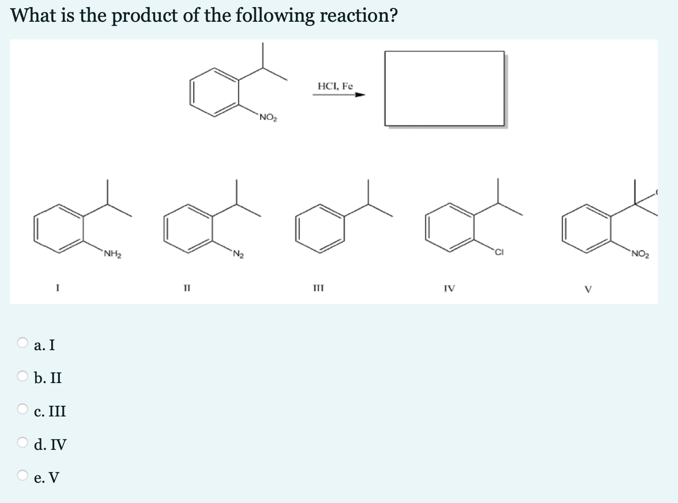 Solved What is the product of the following reaction? HCI, | Chegg.com