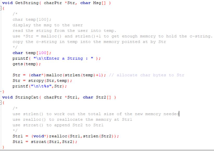 typedef char charPtr; void GetString charPtr Str, | Chegg.com
