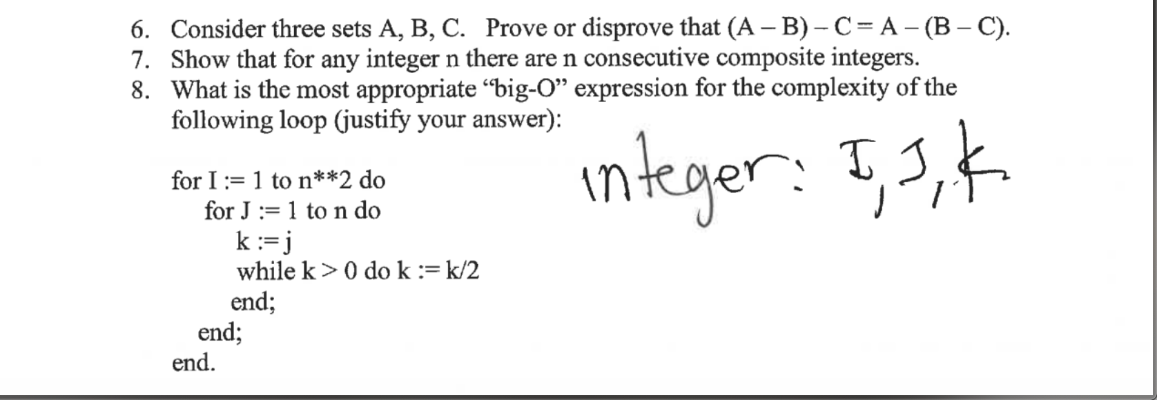 Solved 6. Consider three sets A, B, C. Prove or disprove | Chegg.com