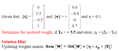 Solved Need assistance with finding updating weights, neural | Chegg.com