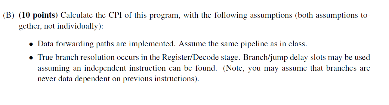 Solved 2 Pipelining And Performance 25 Points In This 