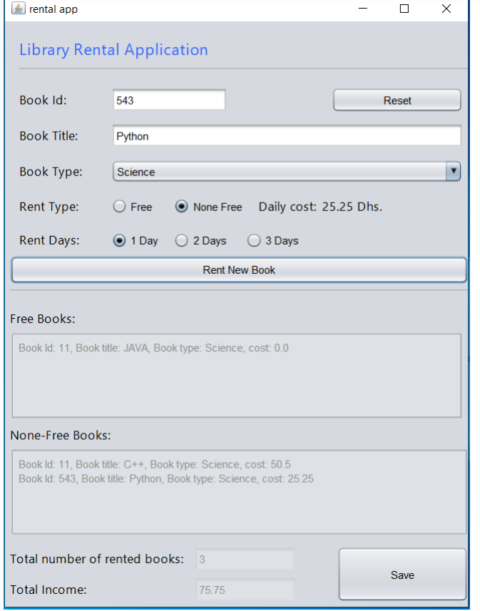 Solved A. The books rental office wants to create a new | Chegg.com