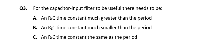 Q6 Calculate (a) the ripple load voltage (b) the | Chegg.com