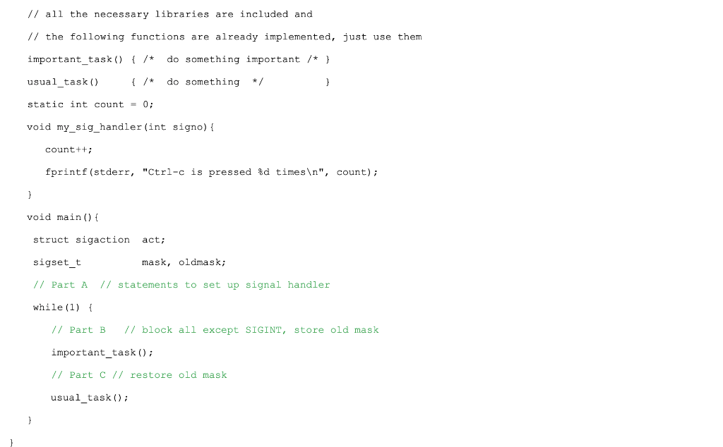 Solved Suppose we have the below program that calls two | Chegg.com