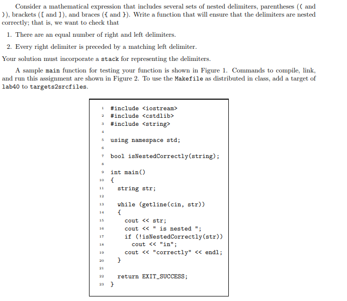 Solved Consider a mathematical expression that includes | Chegg.com