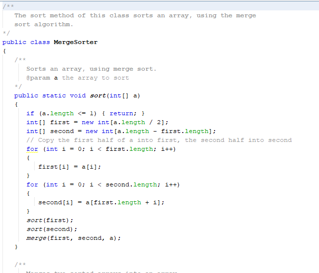 Solved Merge sort divides the input array into two halves, | Chegg.com Solved Merge sort divides the input array into two halves, | Chegg.com