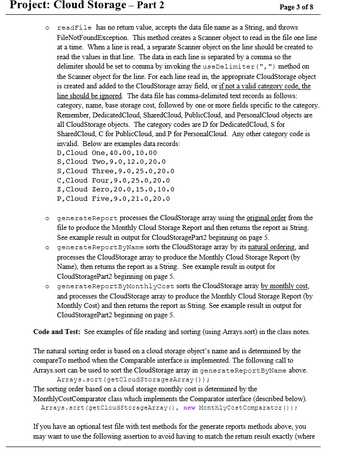 I have the original files for CloudStorage Part 1 | Chegg.com