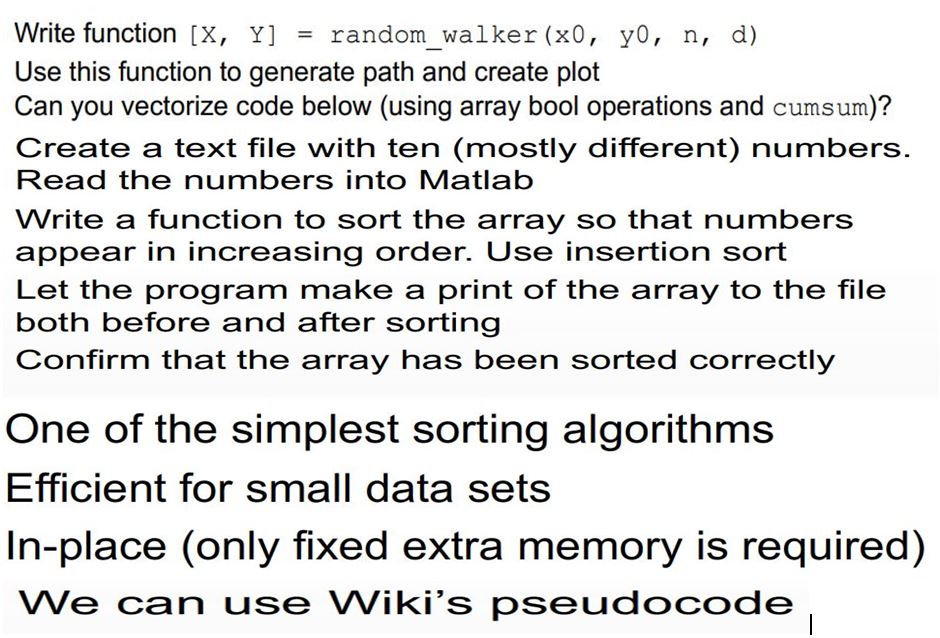 Solved Write function [X,Y]= random_walker (x0,y0,n,d) Use | Chegg.com