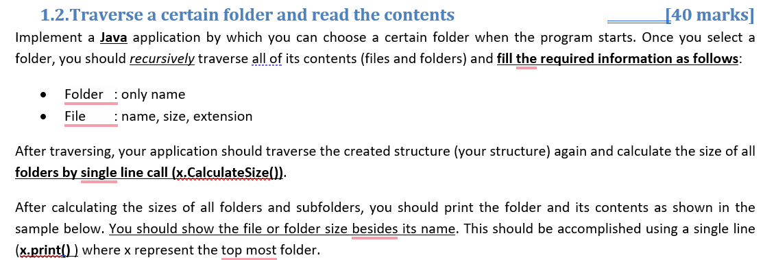 Solved Part A: Composition Design Pattern File/Folder | Chegg.com