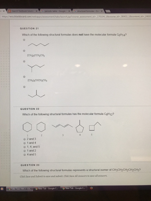 Solved Which of the following structural formulas does not | Chegg.com