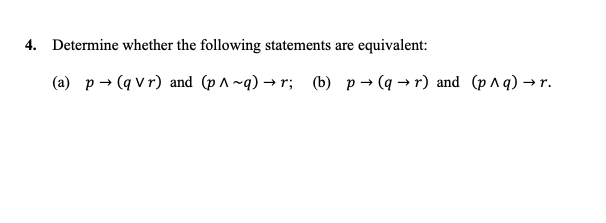 Solved Determine whether the following statements are | Chegg.com