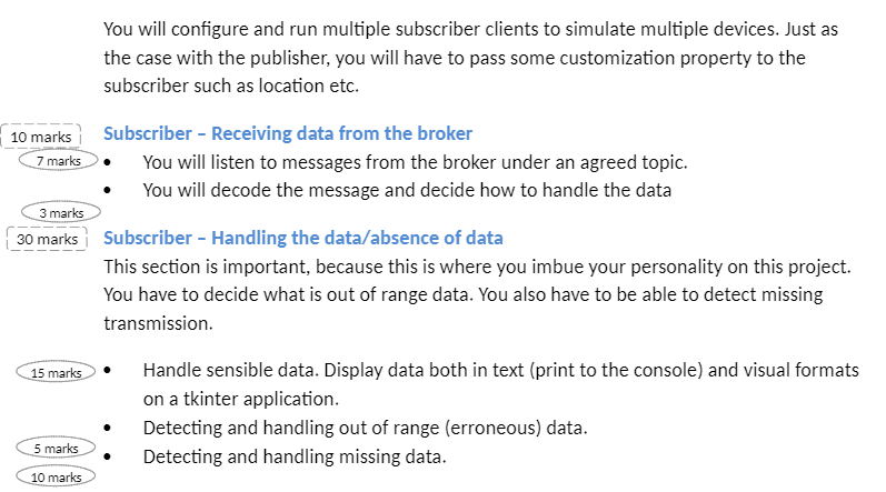 Solved MQTT) PYthon Publisher and Subscriber I created new | Chegg.com