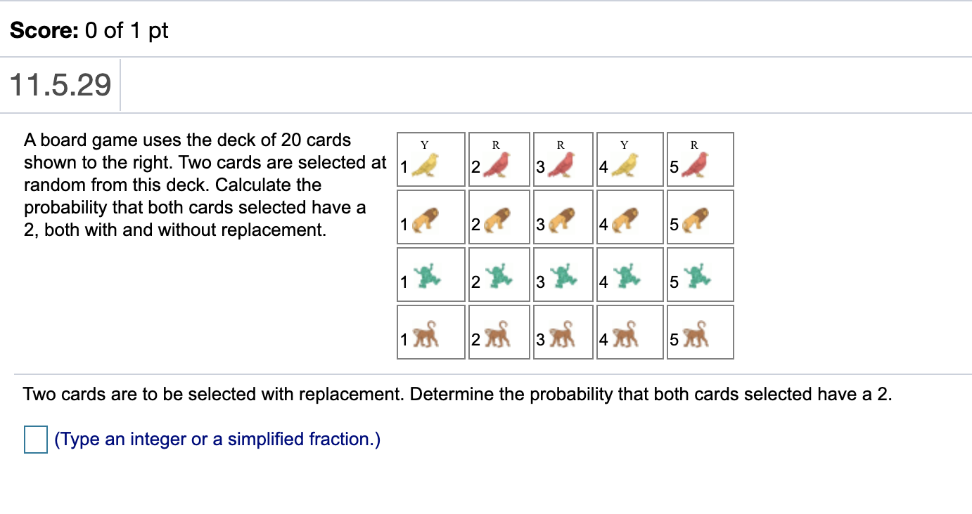 Solved Score: 0 of 1 pt 11.5.29 Y R R Y R 1 22 3 4 5 N A | Chegg.com