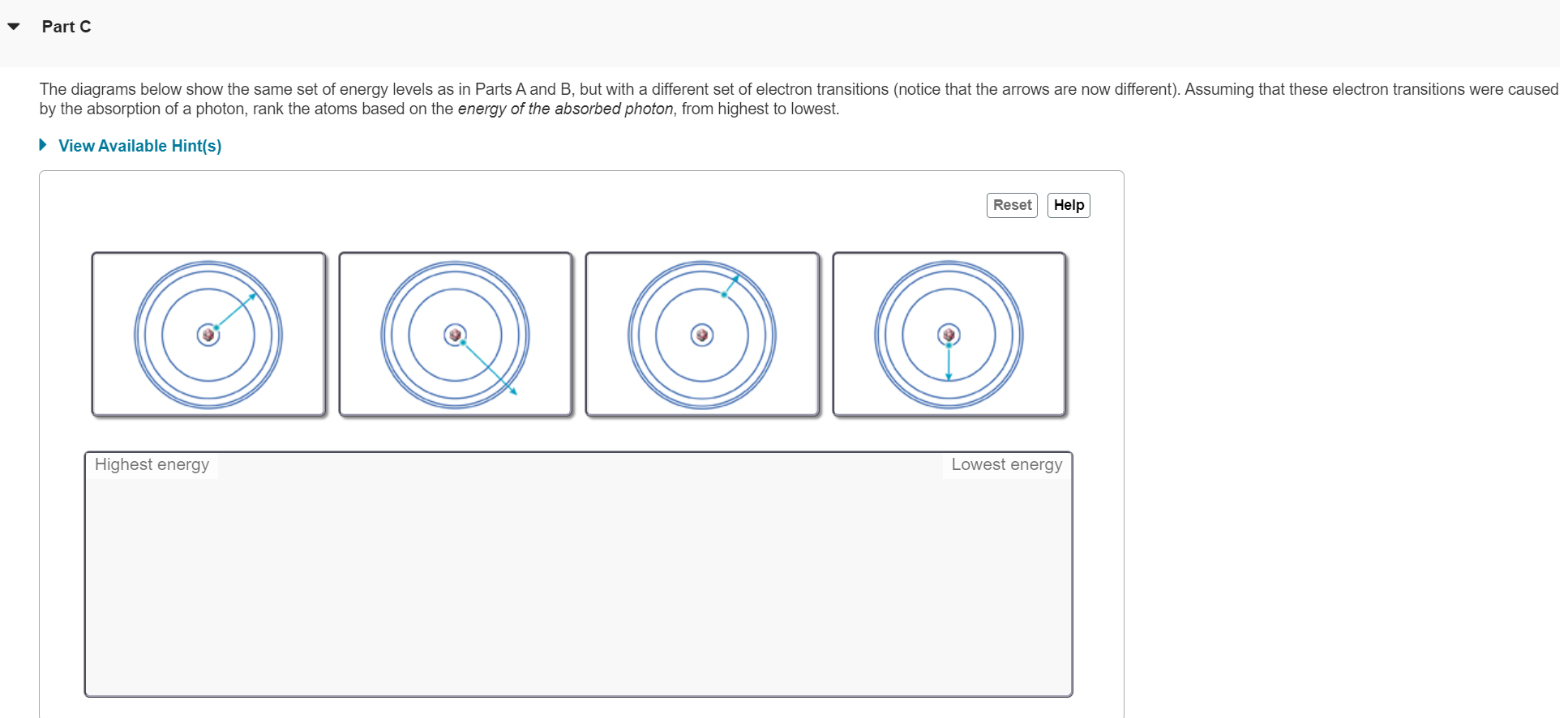 Solved Part A The circles in the diagrams below represent | Chegg.com