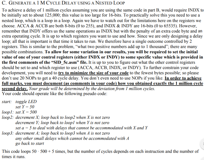 Answered How To Create Nested Loops C Generate A1 M Cycle