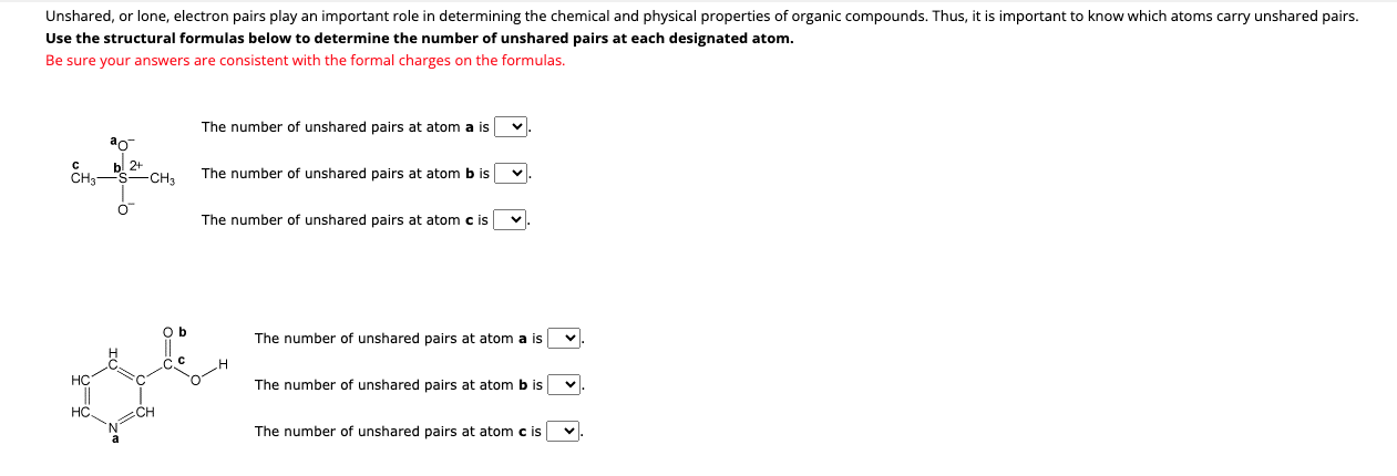 Solved Use the structural formulas below to determine the | Chegg.com
