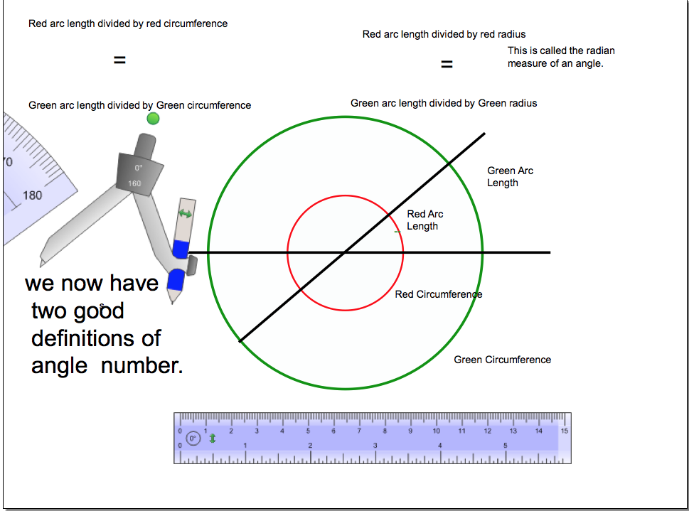 Solved Layout strings on the red and green arc lengths, | Chegg.com