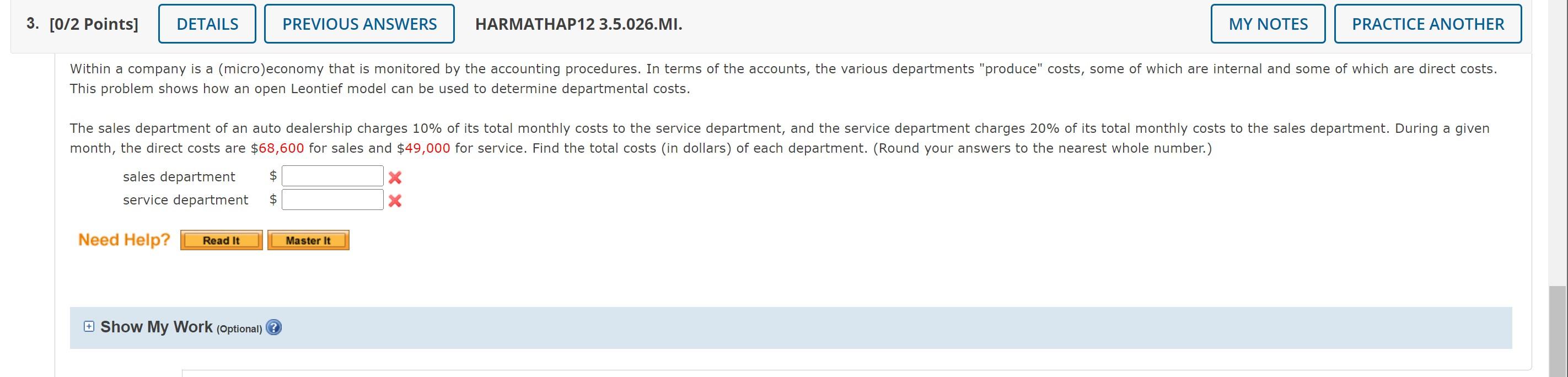 Solved This problem shows how an open Leontief model can be | Chegg.com