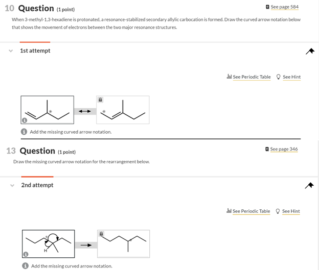 Solved When 3-methyl-1,3-hexadiene is protonated, | Chegg.com
