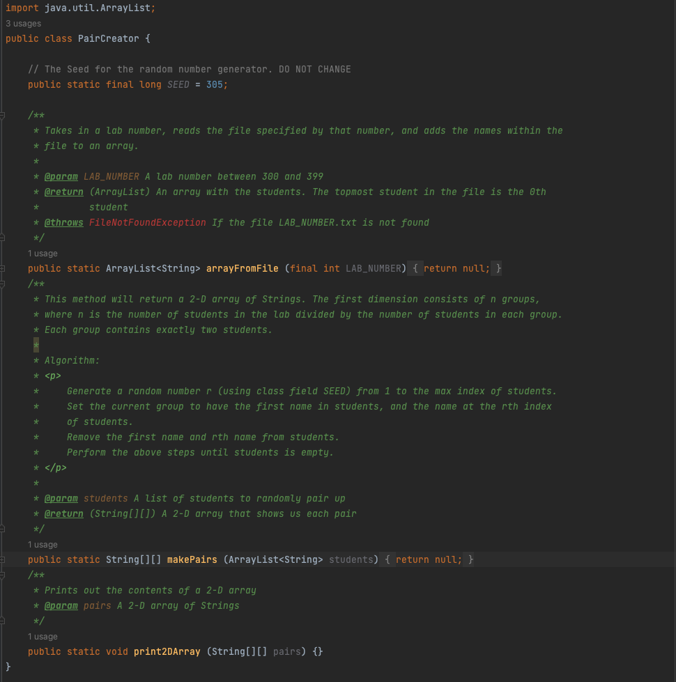 Solved Create Random Student Pairs Your TA is tired and does | Chegg.com