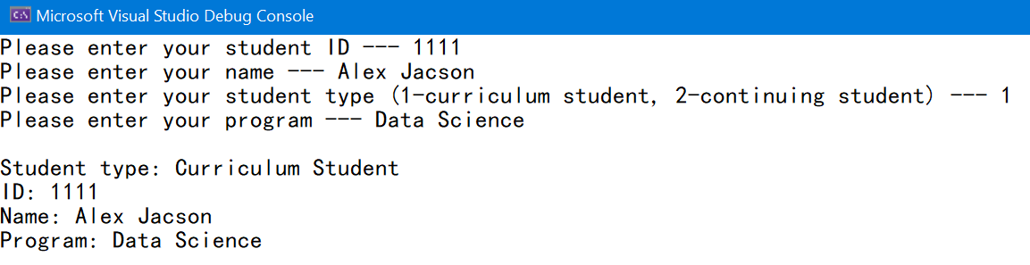 Solved Develop a C++ program to implement student type | Chegg.com