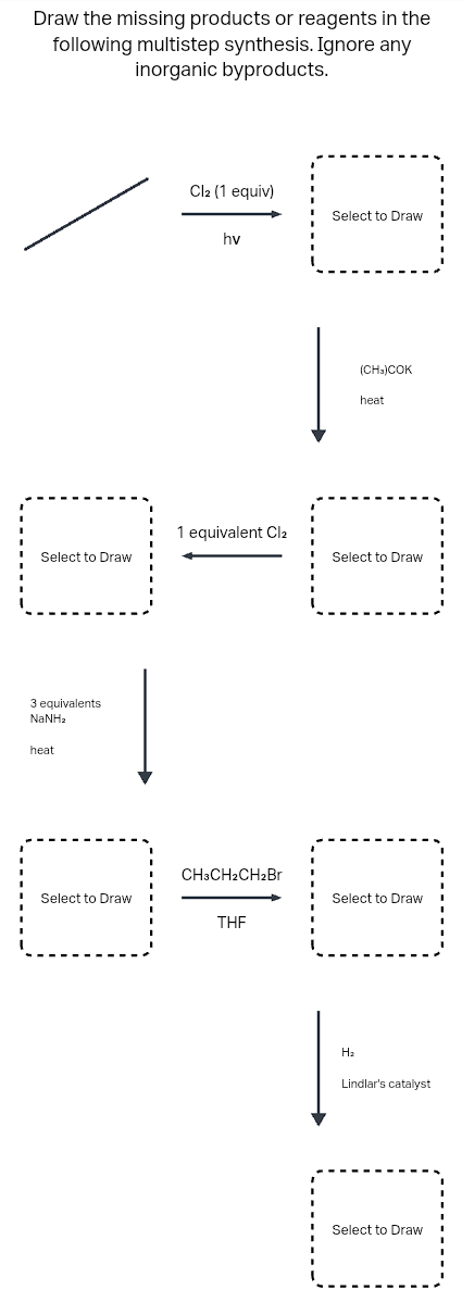 Solved Draw the missing products or reagents in the | Chegg.com