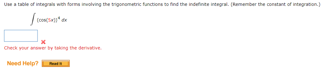 Solved Use a table of integrals with forms involving the | Chegg.com