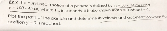 Solved The curvilinear motion of a particle is defined by | Chegg.com