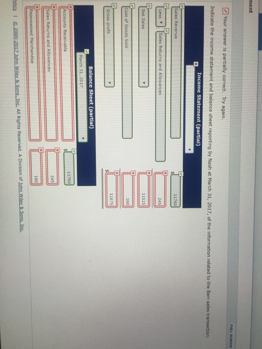 Solved Exercise 188-17 (Part Level Submission) On March 10, | Chegg.com
