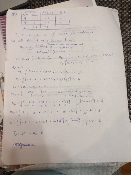 Solved i need complete #3 i have done c3v and 2c3 i only | Chegg.com