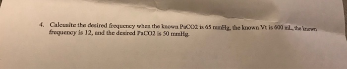 Solved 4. Calcualte the desired frequency when the known | Chegg.com