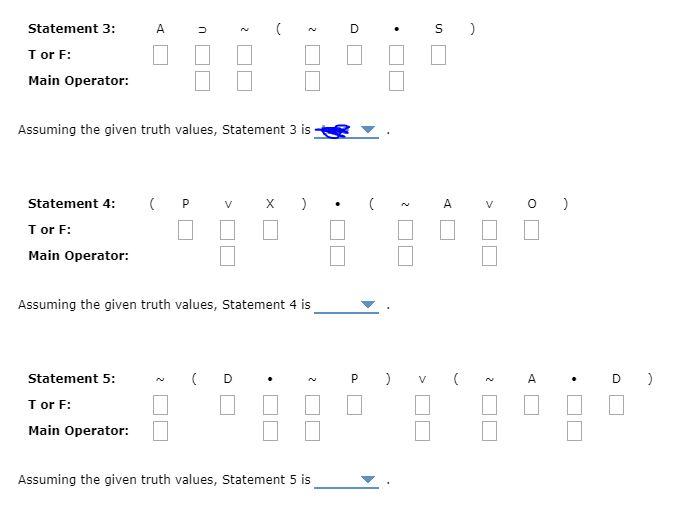 Solved Calculate the truth value for each compound | Chegg.com