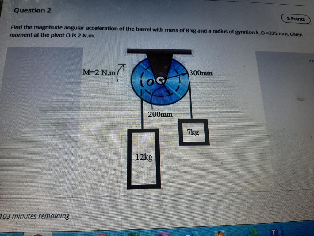 Solved Question 2 5 Points Find the magnitude angular | Chegg.com