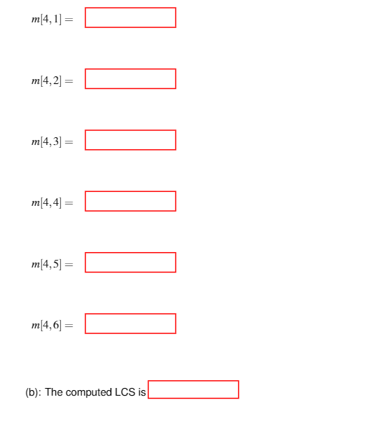 Solved Q1 (26 points: 24 + 2) Given two sequences X= and Y=, | Chegg.com