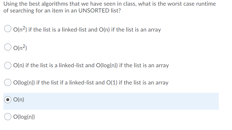 Solved Using the best algorithms that we have seen in class, | Chegg.com