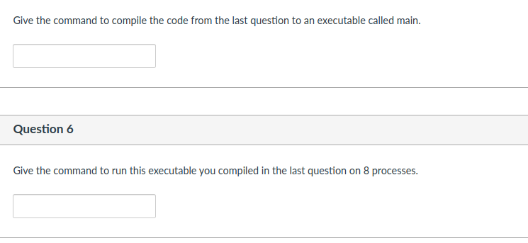 Solved Write A Complete Mpi Program Including The Correct 1802