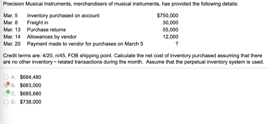 Solved Precision Musical Instruments, merchandisers of | Chegg.com