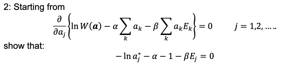 Please solve this statistical mechanics/advanced | Chegg.com