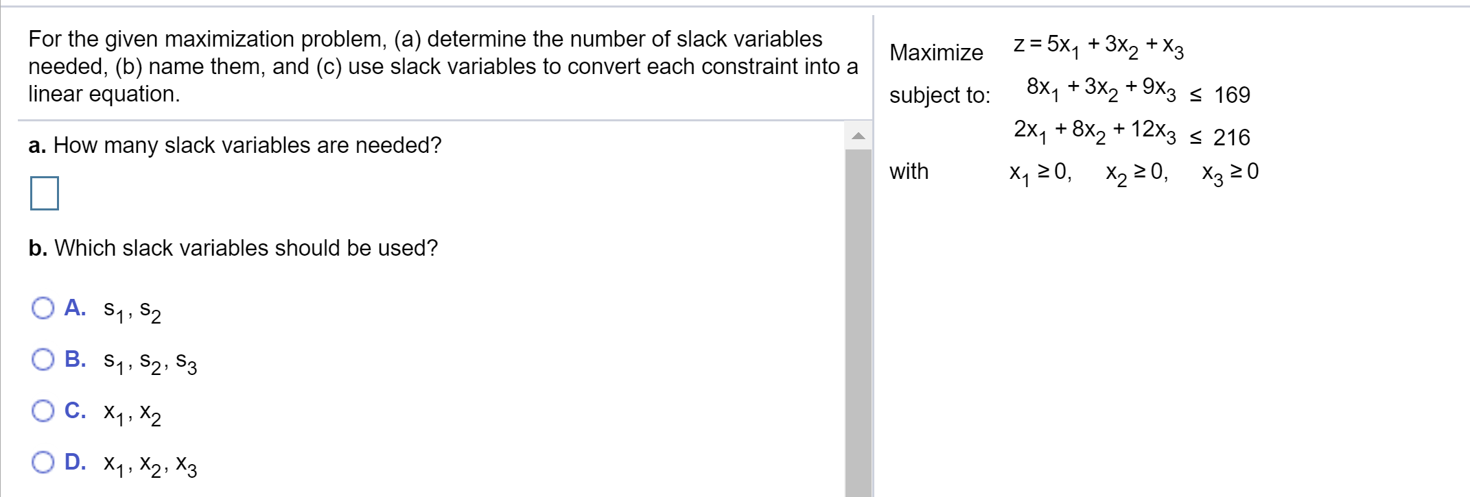 Solved Maximize For the given maximization problem, (a) | Chegg.com