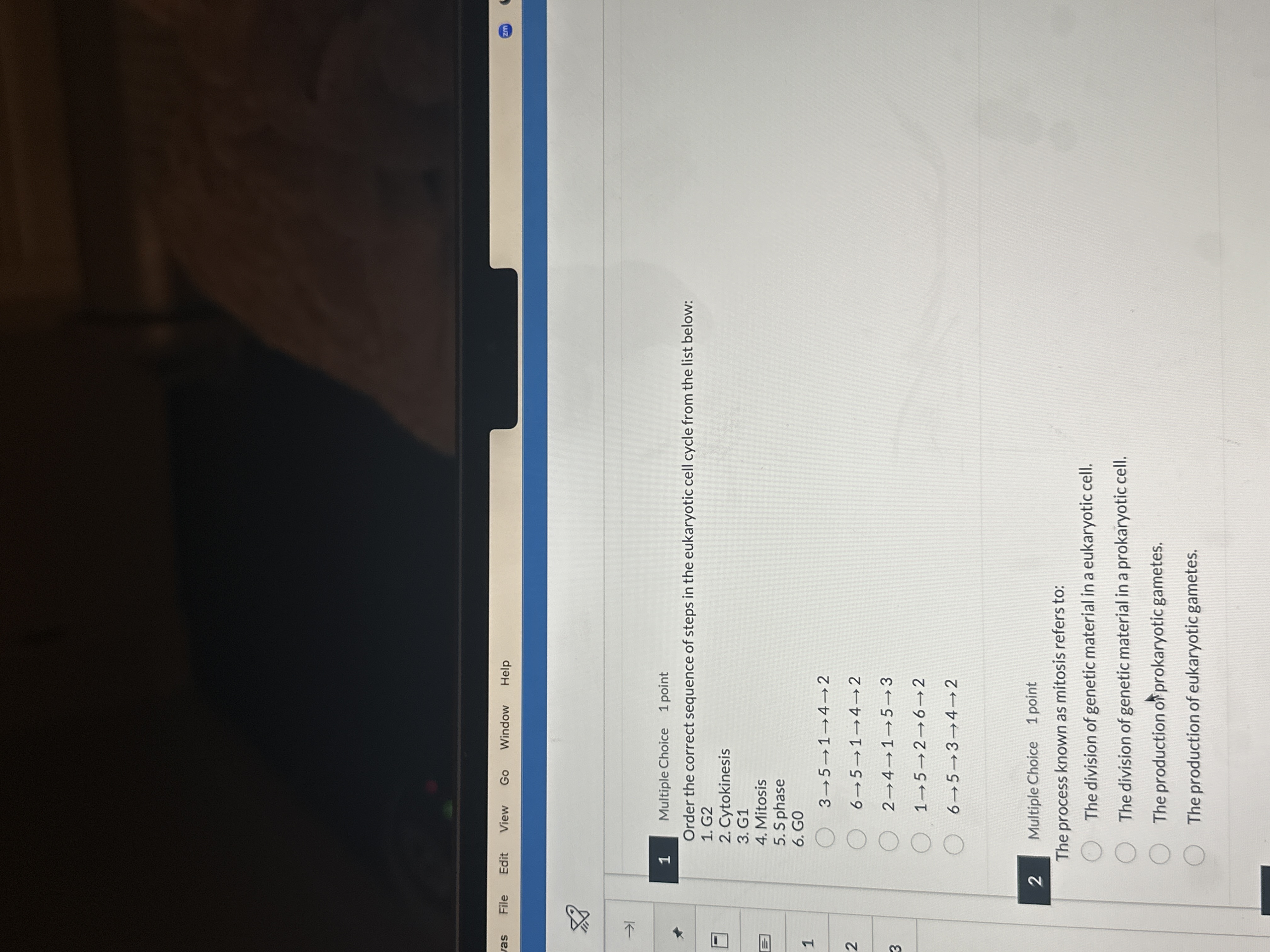 Solved Order the correct sequence of ﻿steps in ﻿the | Chegg.com
