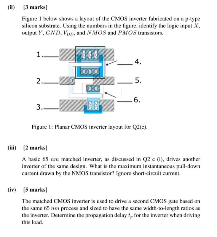 Solved 180 nm CMOS 130 nm CMOS NMOS PMOS NMOS PMOS tox (nm) | Chegg.com