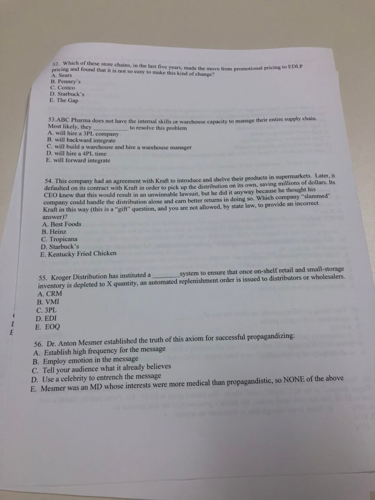 Solved fn control option command 5? . Which of the following | Chegg.com