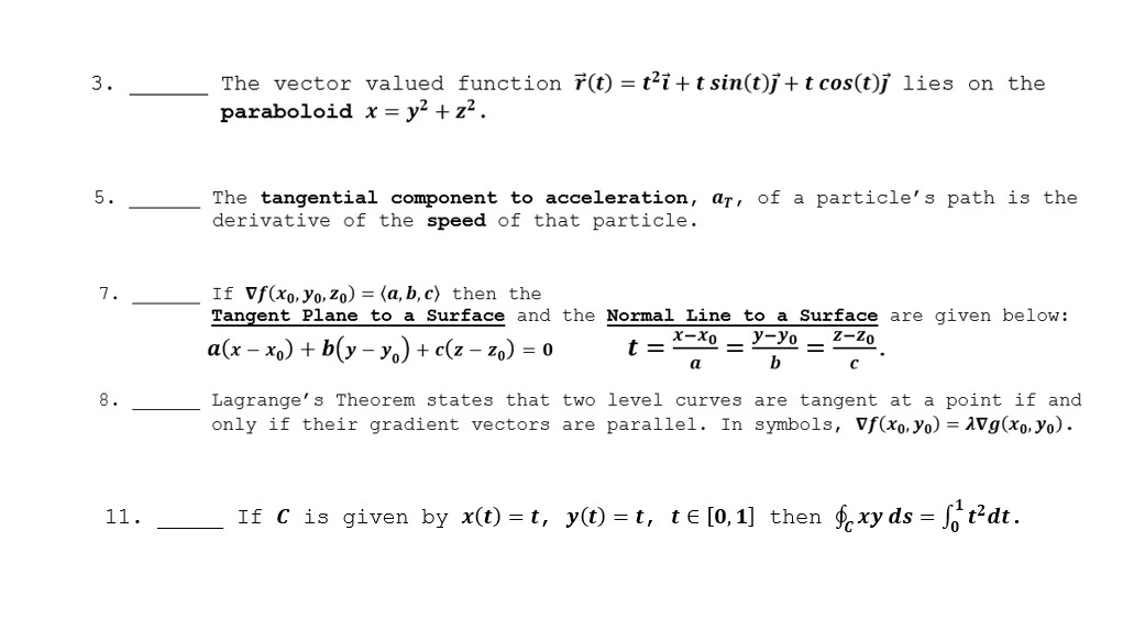Solved 3 The Vector Valued Function 