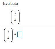 Solved Evaluate 7 4 C (1)-0 II | Chegg.com