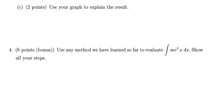 Solved 2. (5 points) Many tables of integrals contain | Chegg.com
