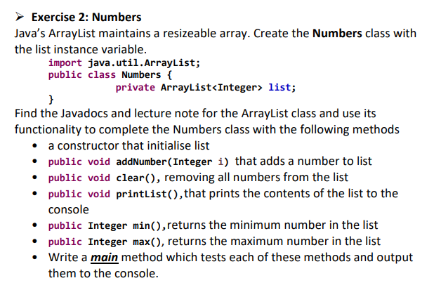 Solved Exercise 1: Find the student Design a Student class | Chegg.com