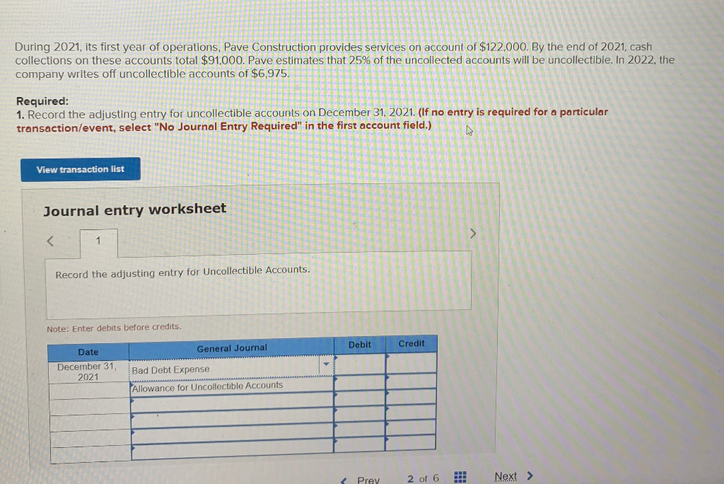 Solved 1 Record The Adjusting Entry For Uncollectible Chegg