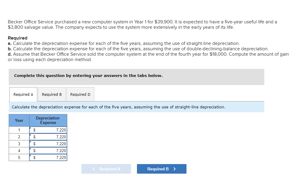 Solved Becker Office Service purchased a new computer system | Chegg.com